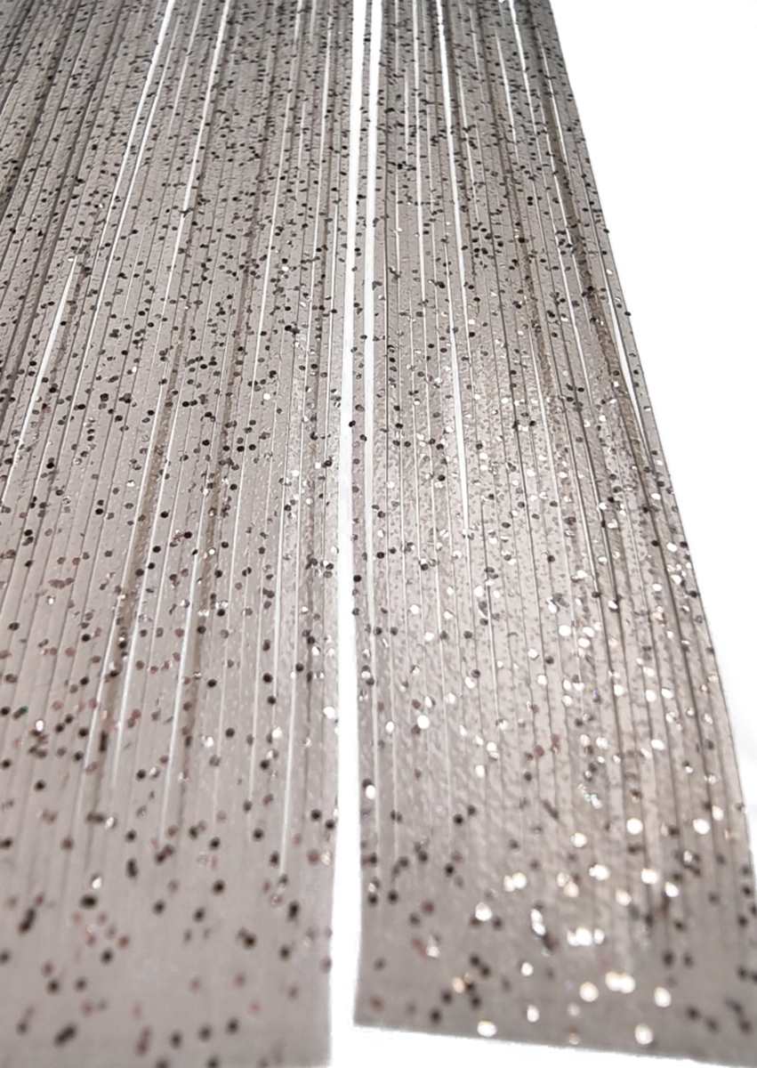 SiliLegs Gray & Silver Flake for Fly Tying from The Essential Fly